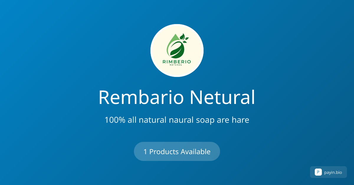 Rembario Netural | Shop 1 Products