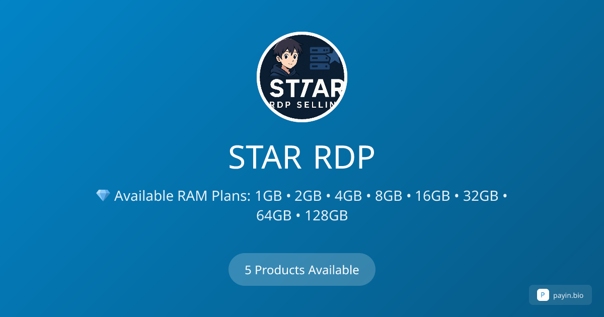 STAR RDP | Shop 5 Products